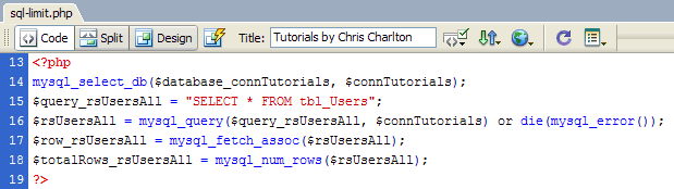 SQL: Speed LIMITs (Using LIMIT for Speed in Your Queries) - Articles ...