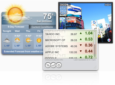Yahoo! Widgets 4.5 released - News - DMXzone.COM